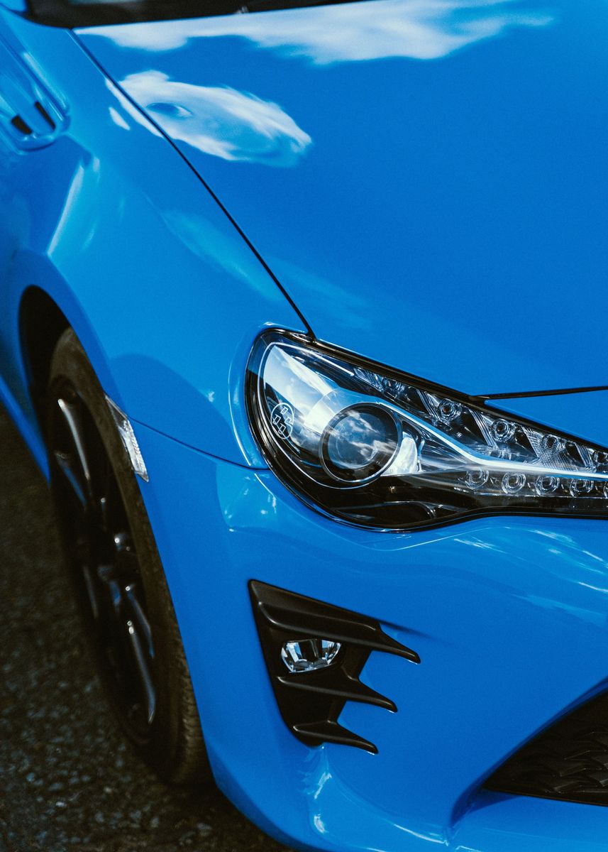 'Toyota GT86 ' Poster, picture, metal print, paint by Jason HCK | Displate