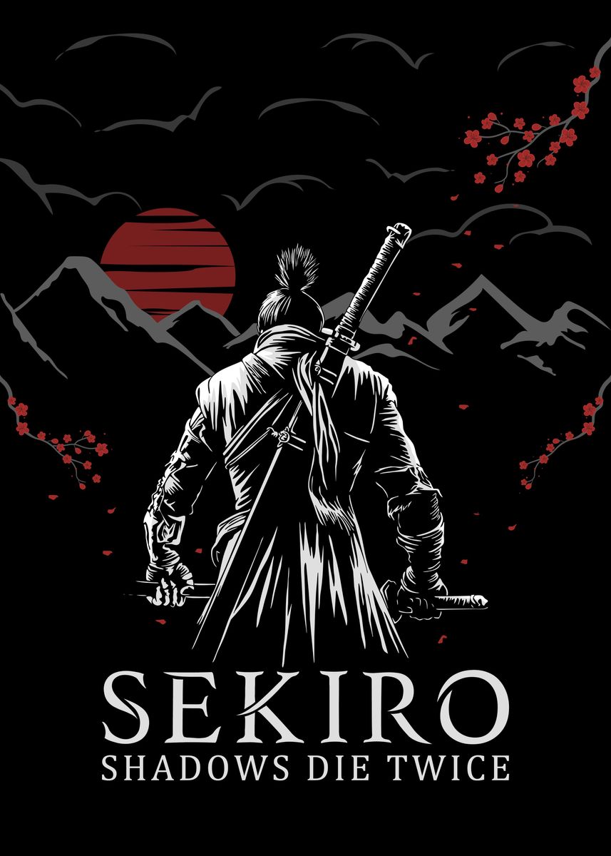 'Sekiro' Poster, picture, metal print, paint by Faissal Thomas | Displate