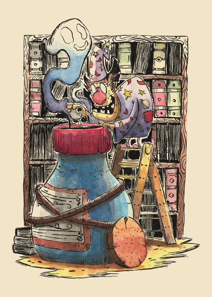 'Magic Potion' Poster by Fito Grafito | Displate