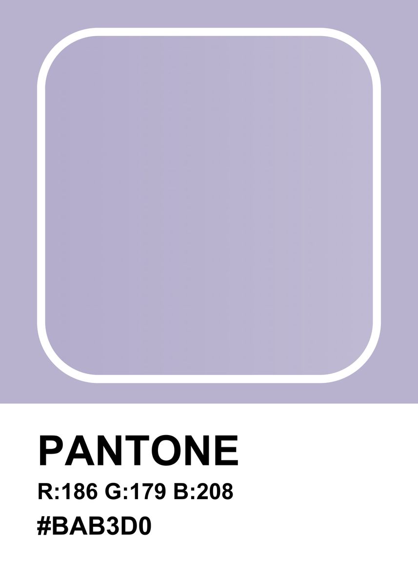 'Color Pantone MOON CHILD' Poster, picture, metal print, paint by gani ...