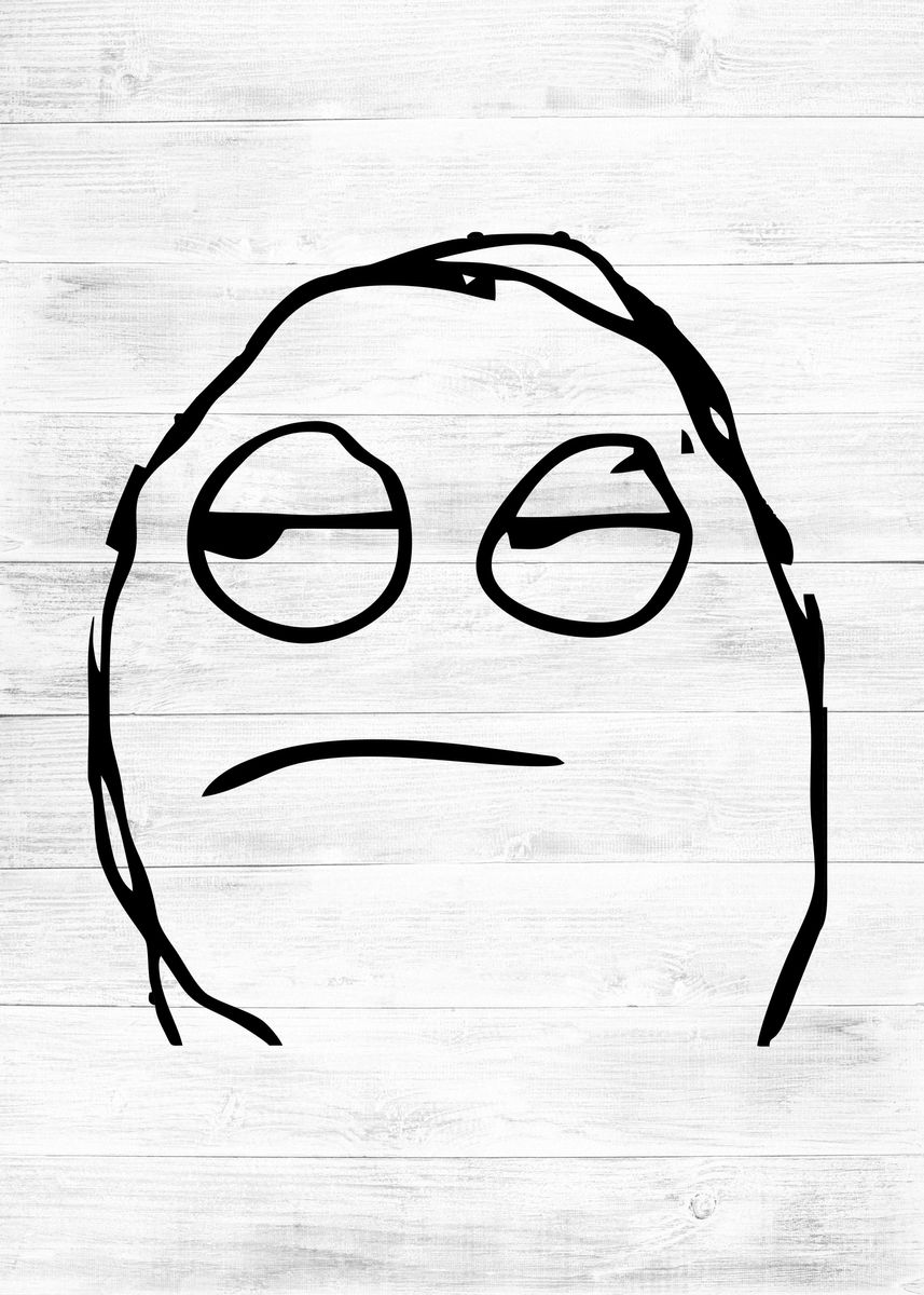 'funny meme' Poster, picture, metal print, paint by Top Collection ...