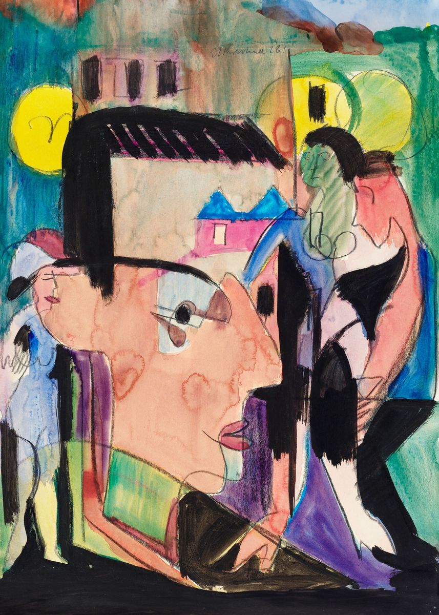 'Self Portrait' Poster, picture, metal print, paint by tony4urban ...