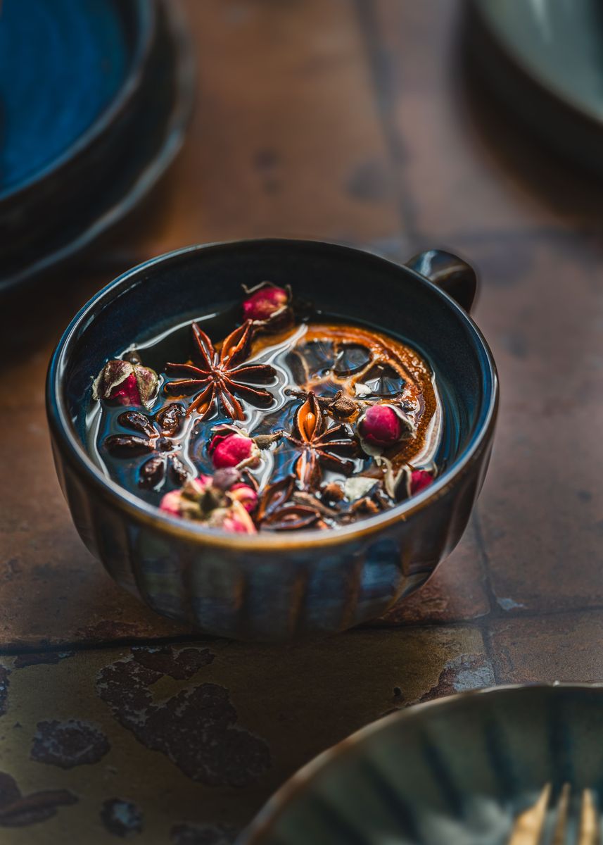 'Magic TEA' Poster, picture, metal print, paint by Malwina Lewinska ...