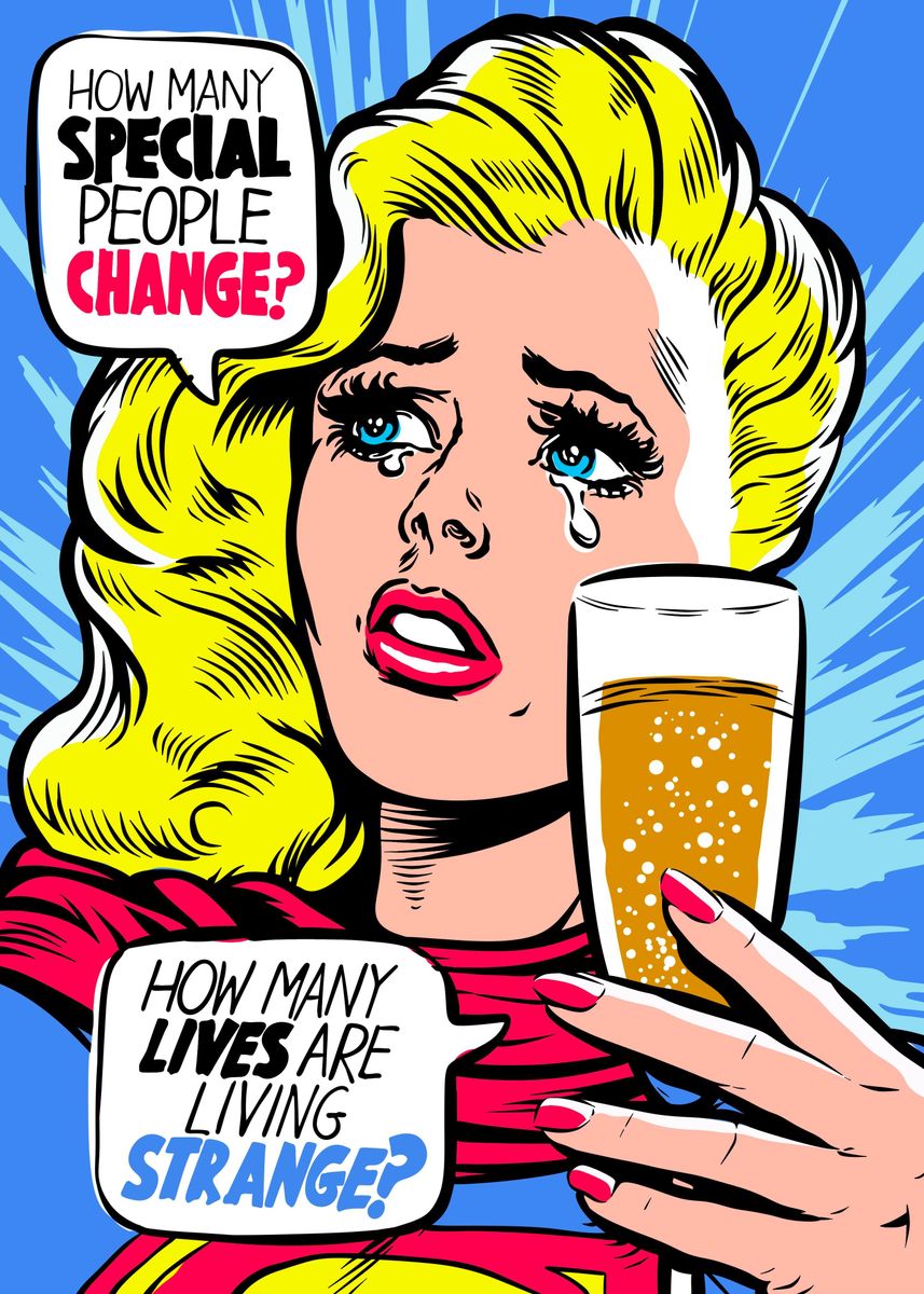 'Comic style art' Poster, picture, metal print, paint by Selja Cute ...