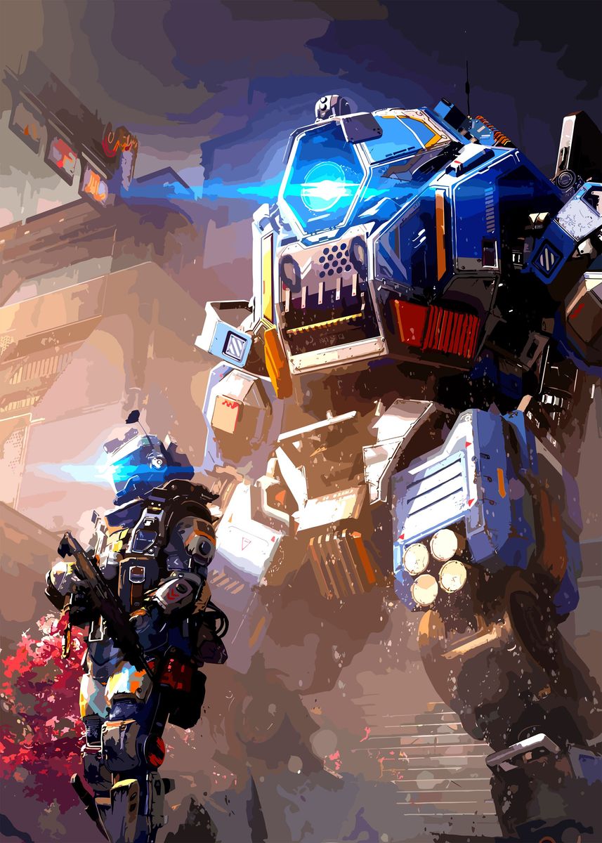 'Titanfall' Poster, picture, metal print, paint by Dechagan | Displate