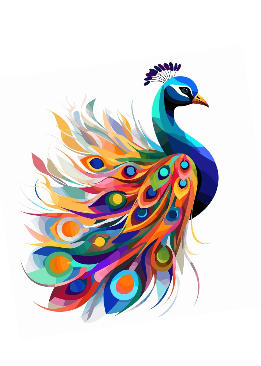 'Minimalist Animal WPAP' Poster, picture, metal print, paint by Yum Yum ...