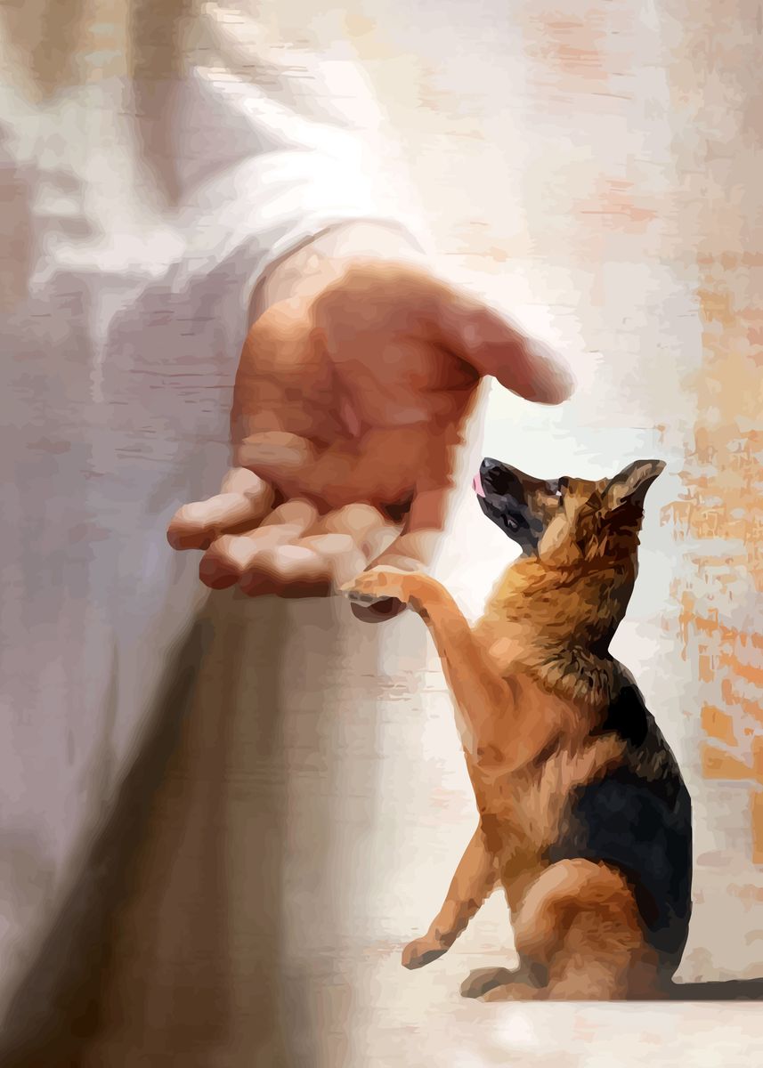 'Hand Of God' Poster, picture, metal print, paint by mystore for | Displate