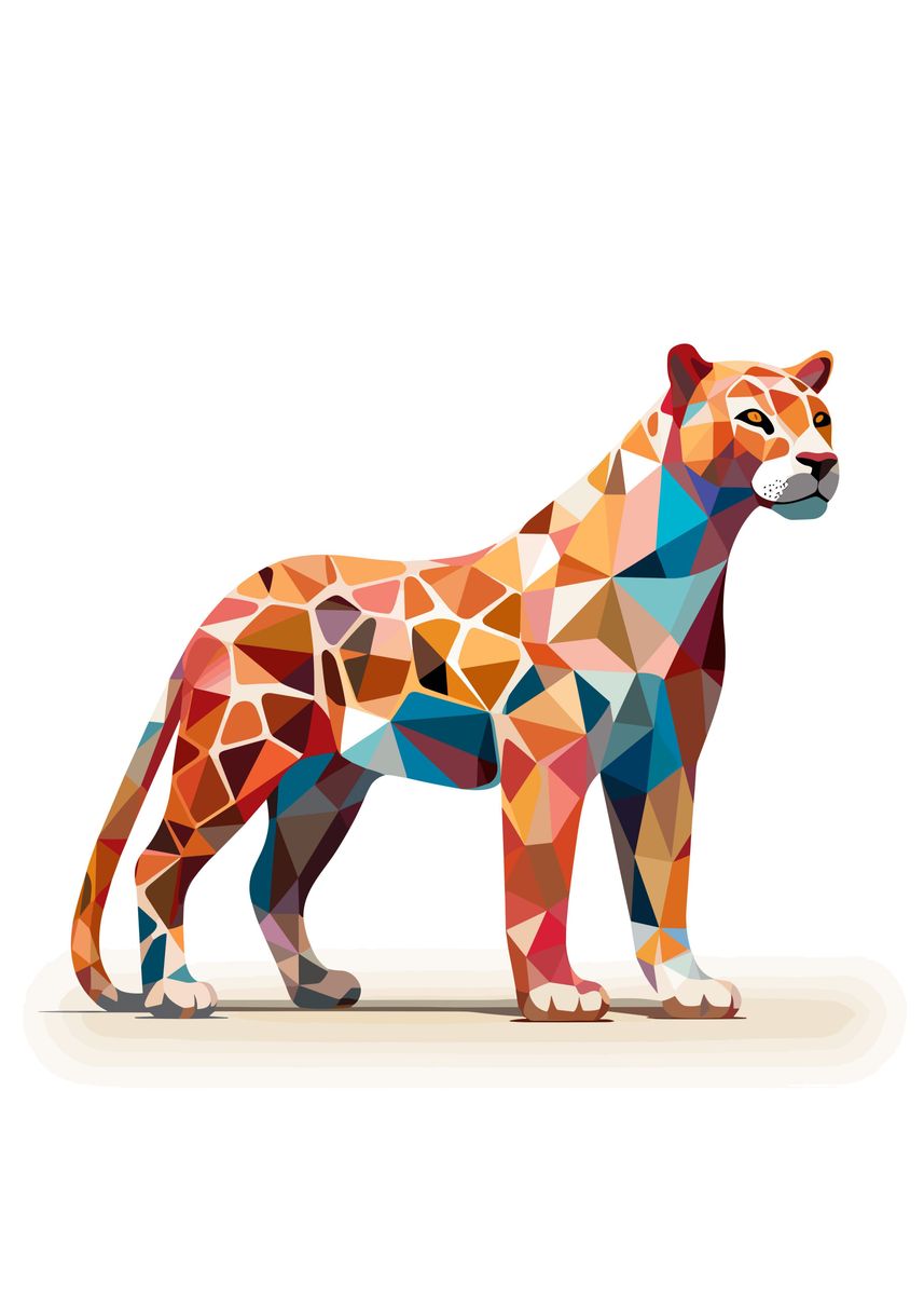 'Minimalist Animal WPAP' Poster, picture, metal print, paint by Ray ...
