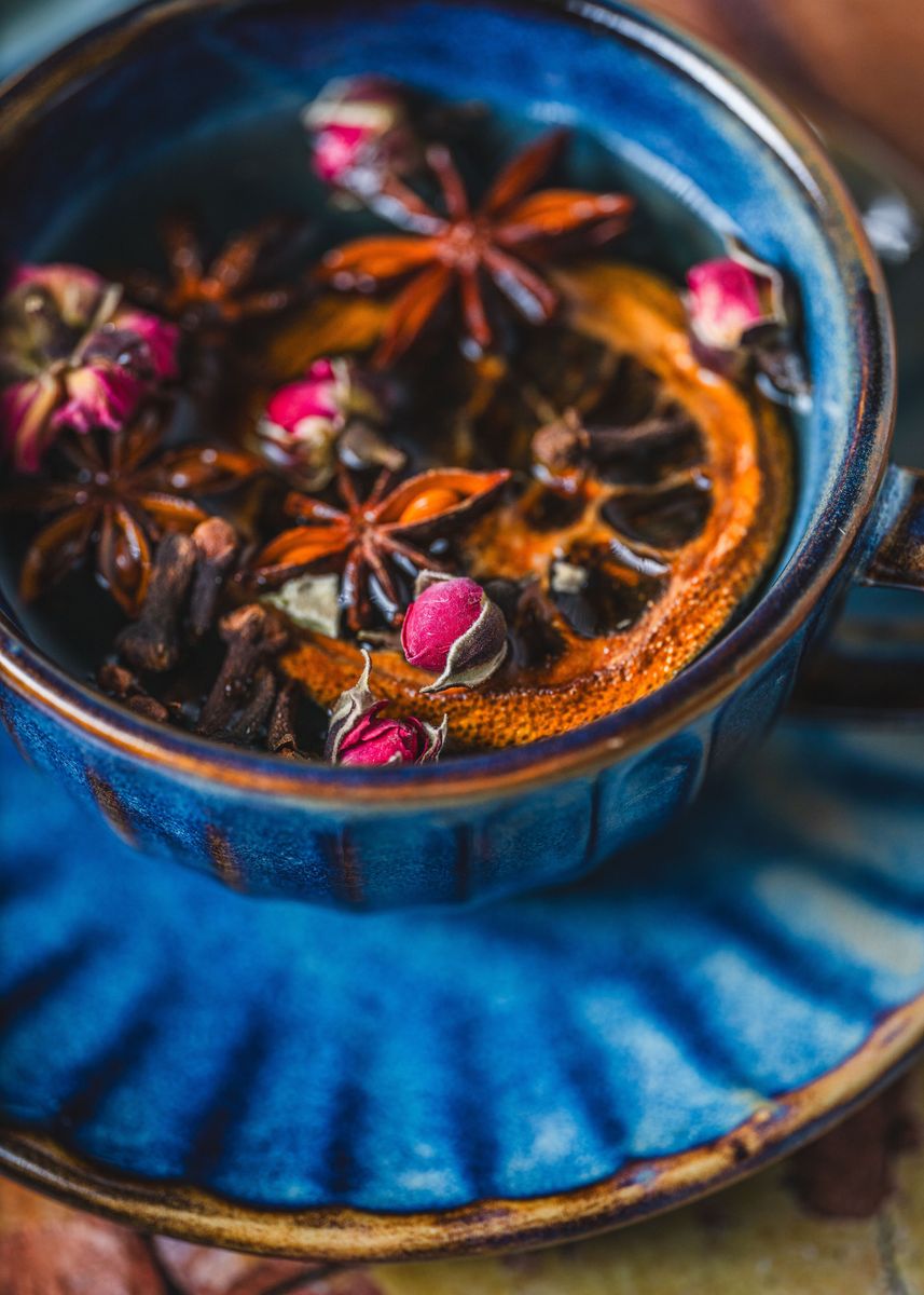 'Magic Tea' Poster, picture, metal print, paint by Malwina Lewinska ...