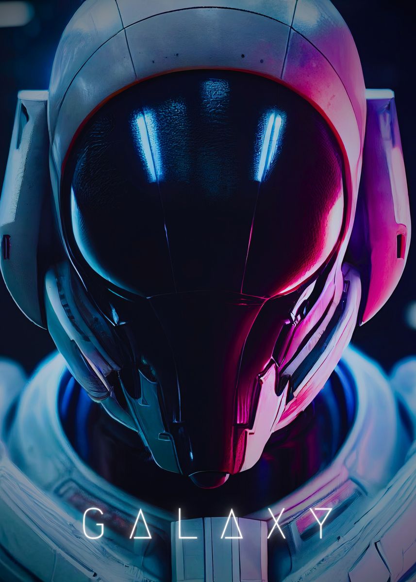 'astronot' Poster, picture, metal print, paint by Tech Manis | Displate