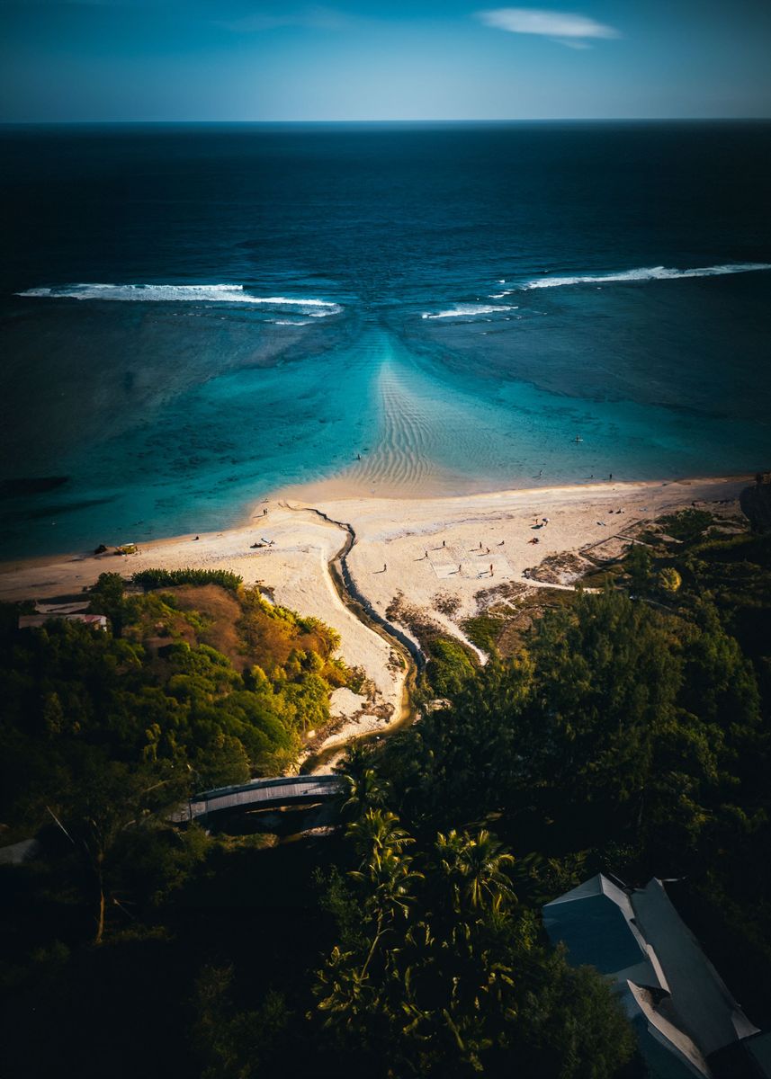 'Lagoon Gate' Poster, picture, metal print, paint by Guillaume Re ...