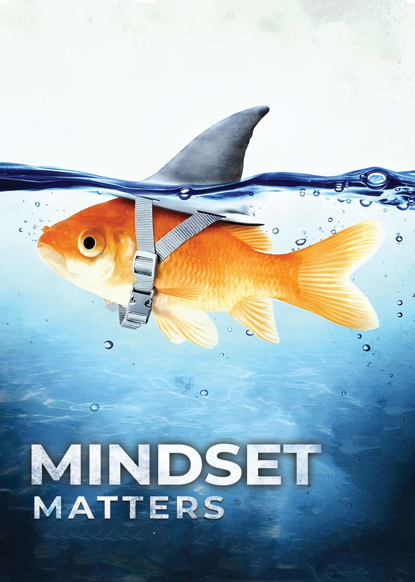 'Mindset Matters' Poster, picture, metal print, paint by Conceptual ...