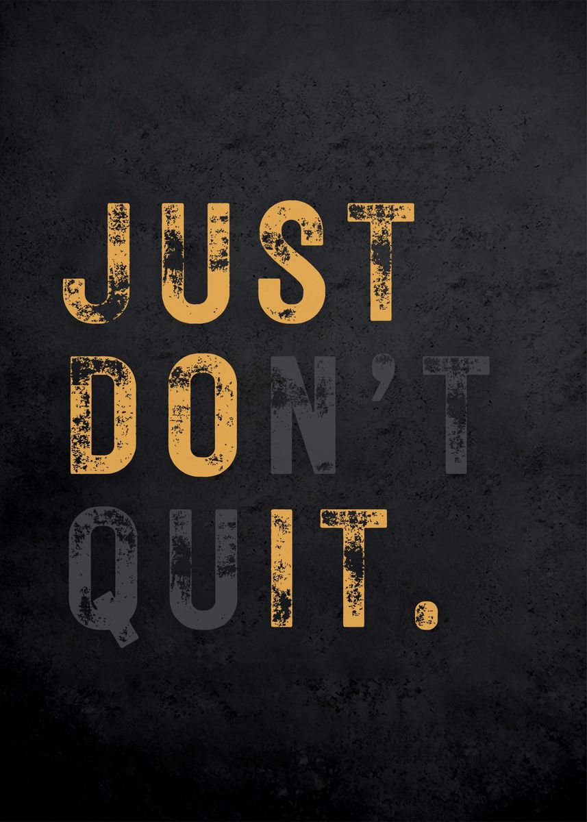 'JUST DO IT Inspirational' Poster, picture, metal print, paint by gani ...