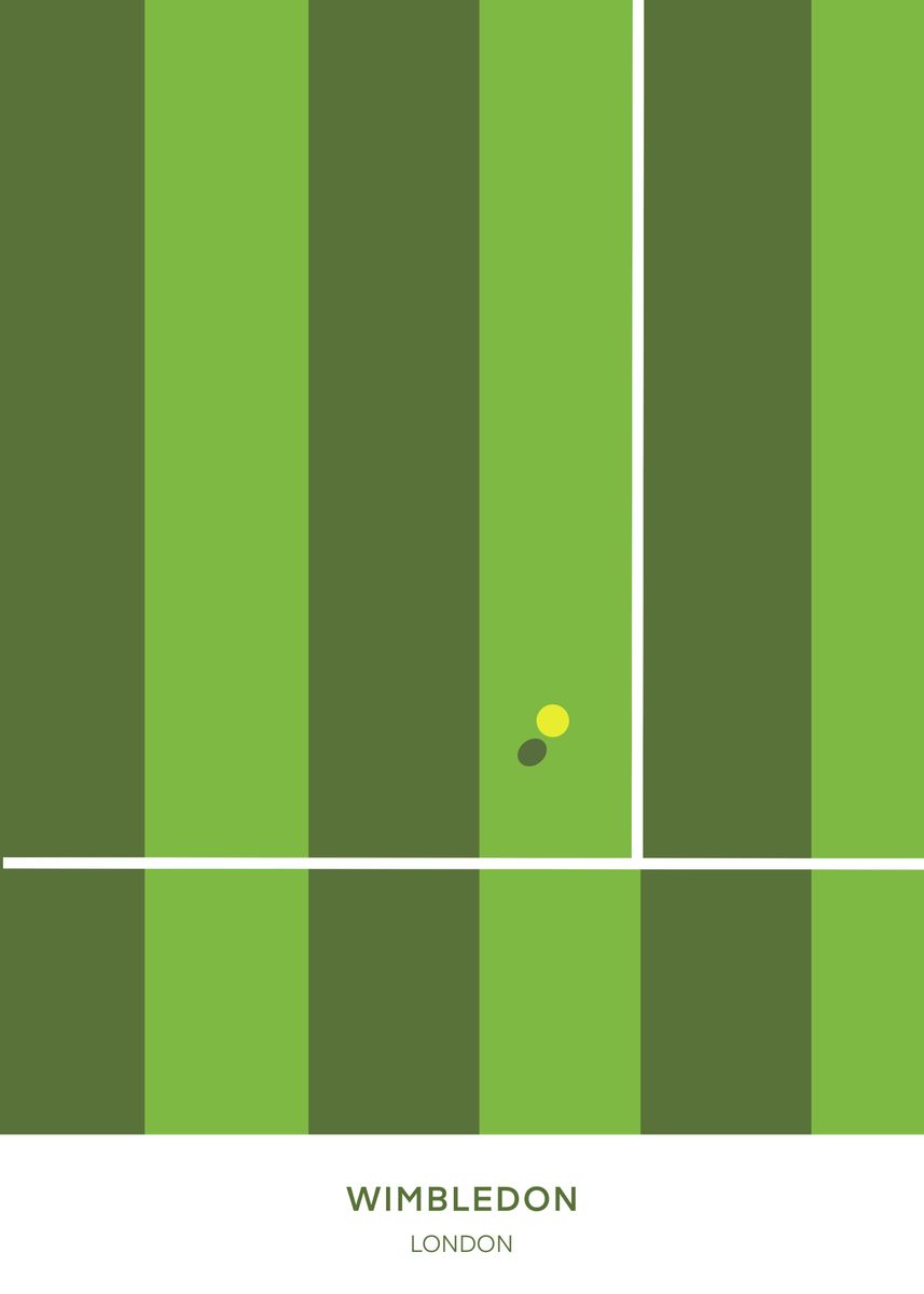 'Wimbledon ' Poster, picture, metal print, paint by UNIKORN | Displate