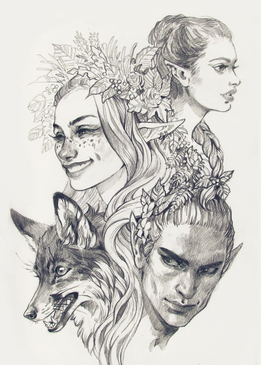 'Fae' Poster, picture, metal print, paint by Anna Podedworna | Displate