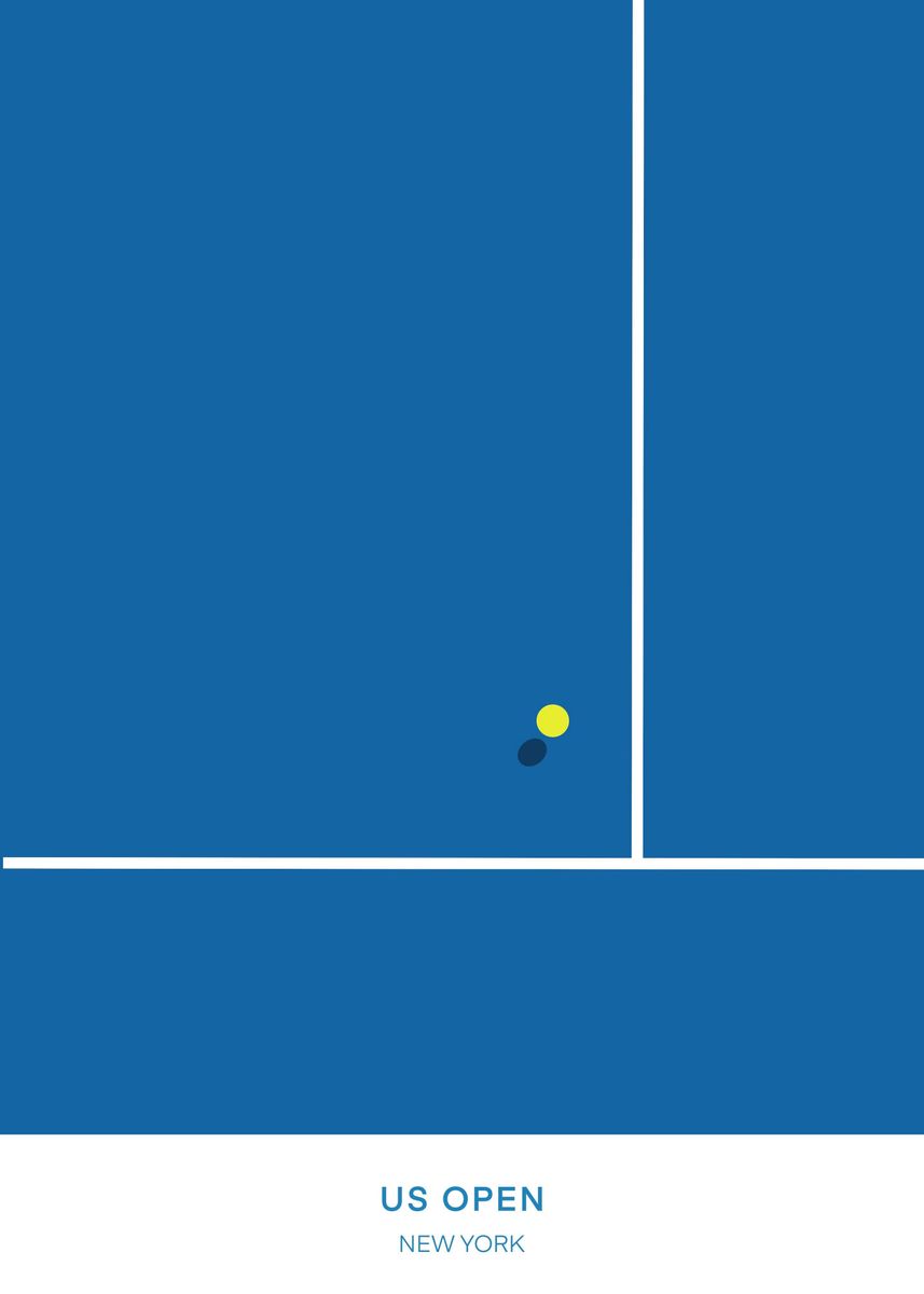 'US Open' Poster, picture, metal print, paint by UNIKORN | Displate