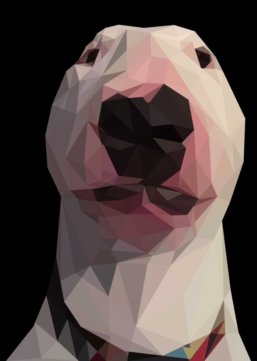 'walter dog meme' Poster, picture, metal print, paint by Lowpoly ...