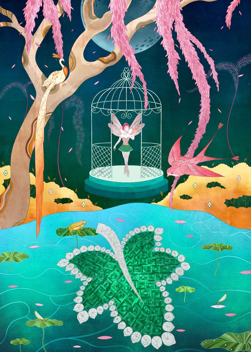 'Van Cleef Arpels The Leaf' Poster, picture, metal print, paint by ...