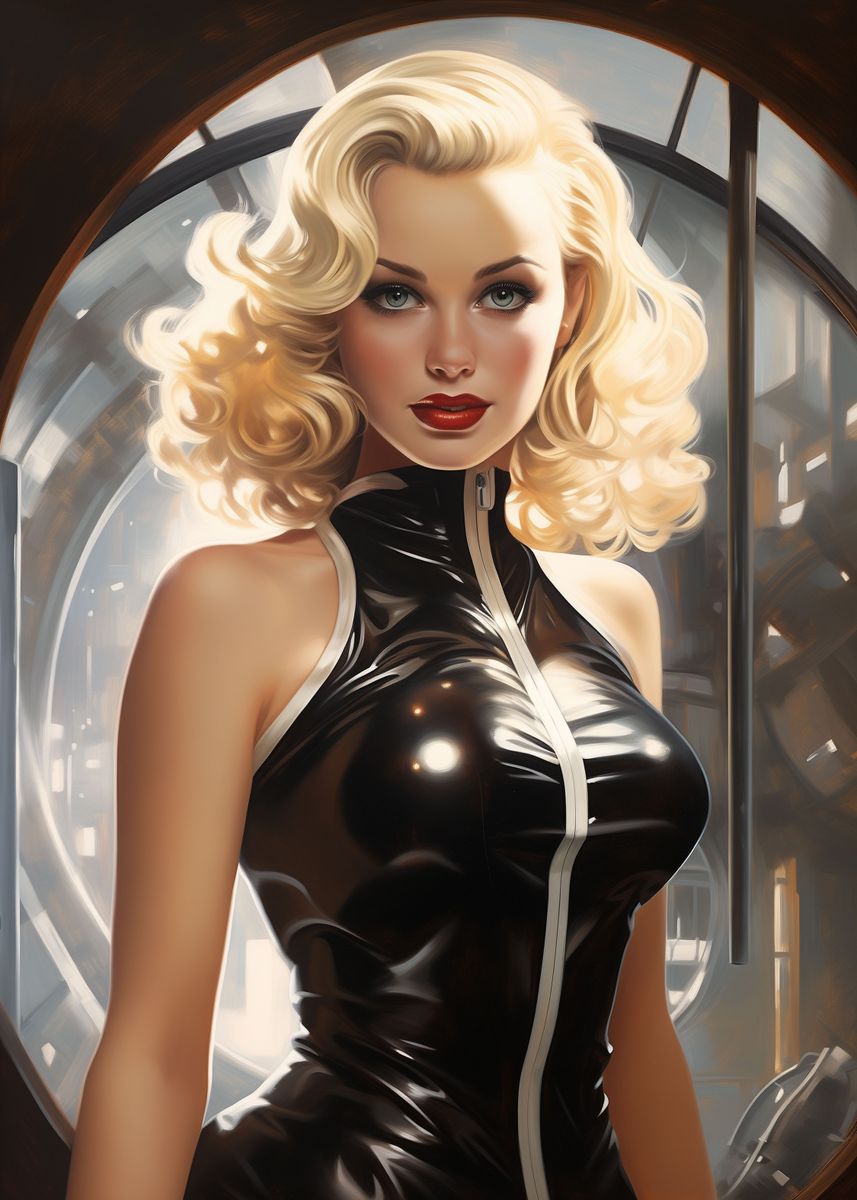 'Interstellar Queen' Poster, picture, metal print, paint by Nancy ...