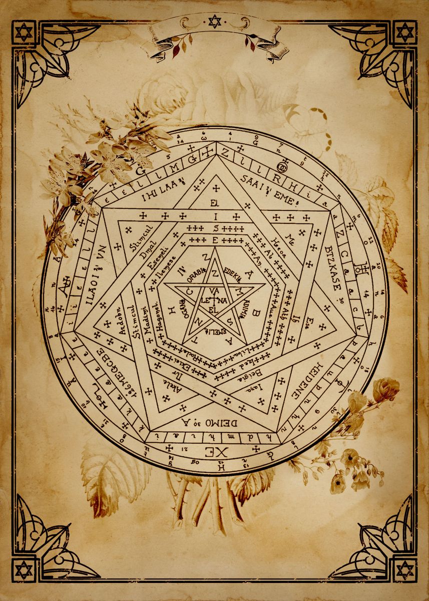 'Sigillum Dei ' Poster, picture, metal print, paint by Geometrical ...