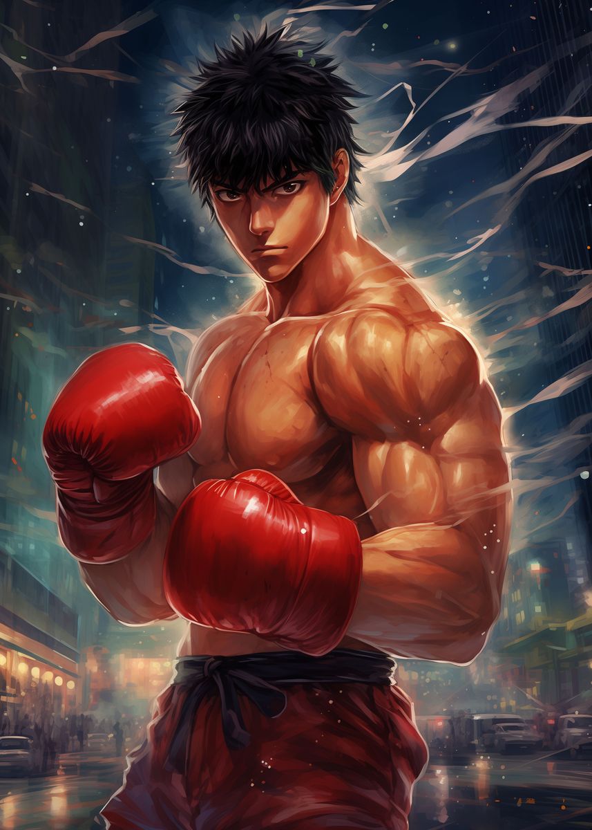 'Kickboxing' Poster, picture, metal print, paint by Cyberpunk Canvas ...