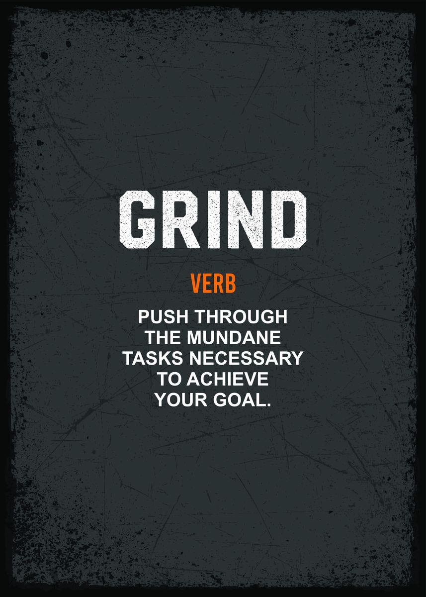 'grind' Poster, picture, metal print, paint by Special art Posters ...