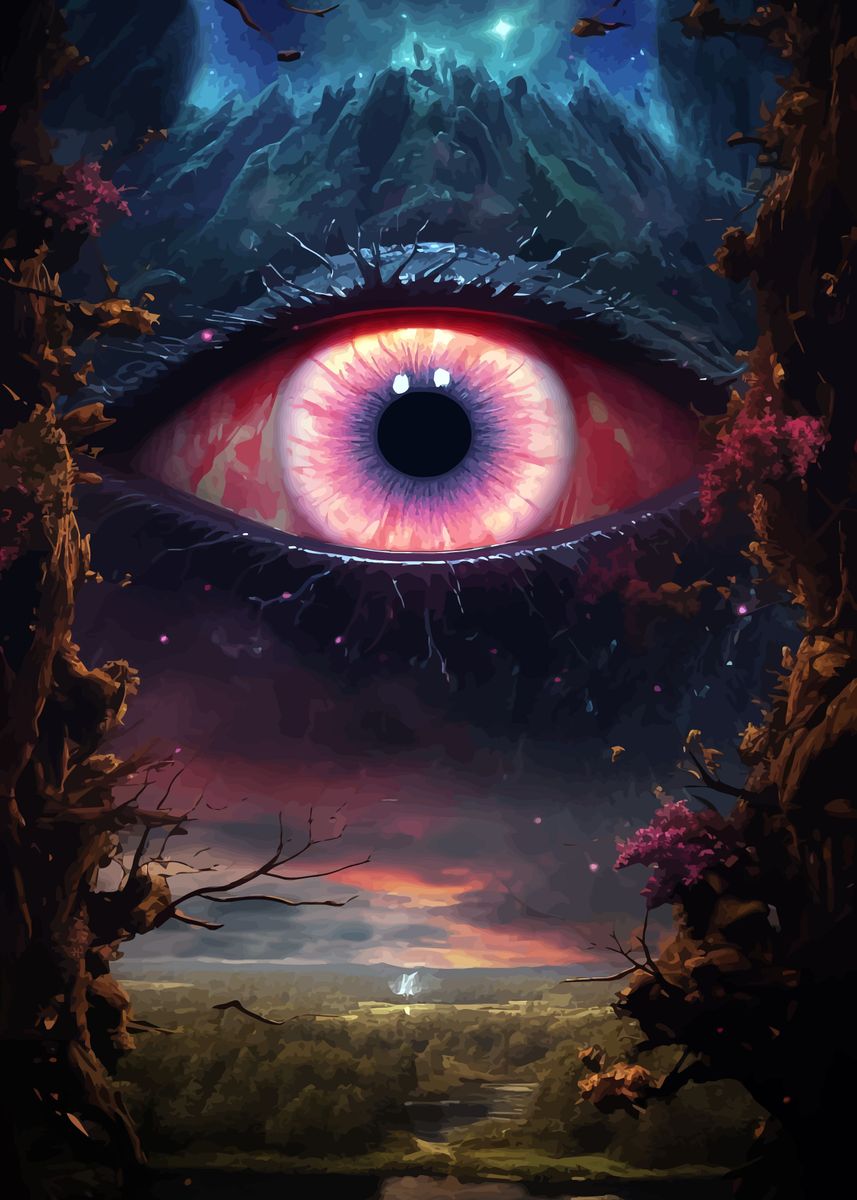 'Eyes Of Time' Poster by Anhanh Store | Displate