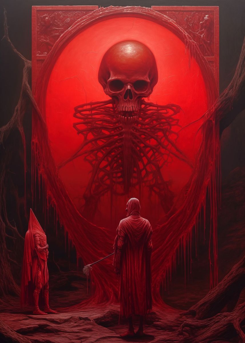 'Bloody Ritual' Poster, picture, metal print, paint by GLITCHED ART ...