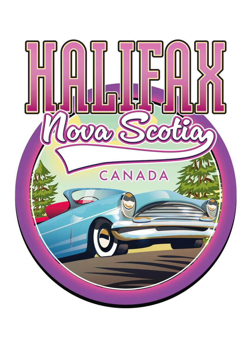 'Halifax Nova Scotia' Poster, picture, metal print, paint by David ...