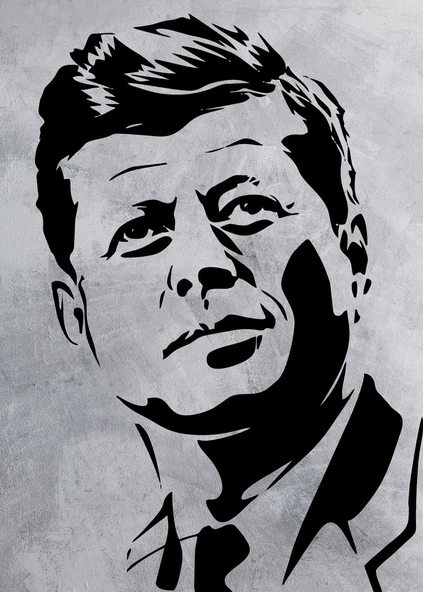 'jfk' Poster, picture, metal print, paint by Bestselling cool posters ...