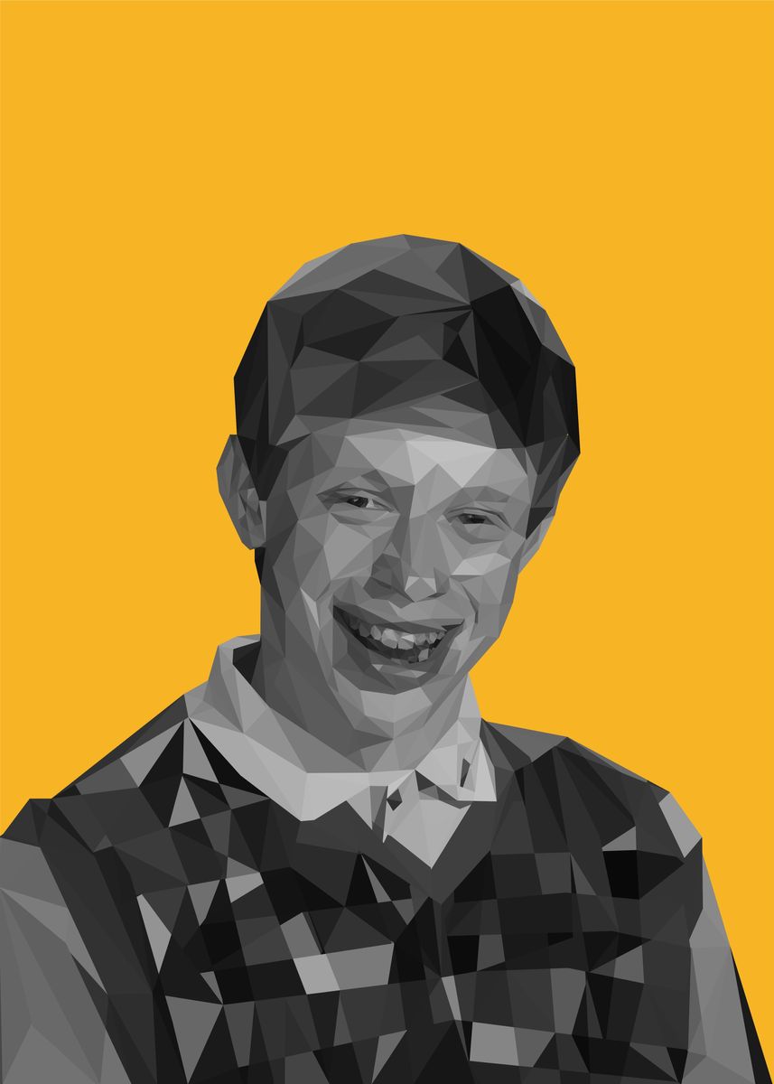 'bad luck brian' Poster, picture, metal print, paint by Limited edition ...
