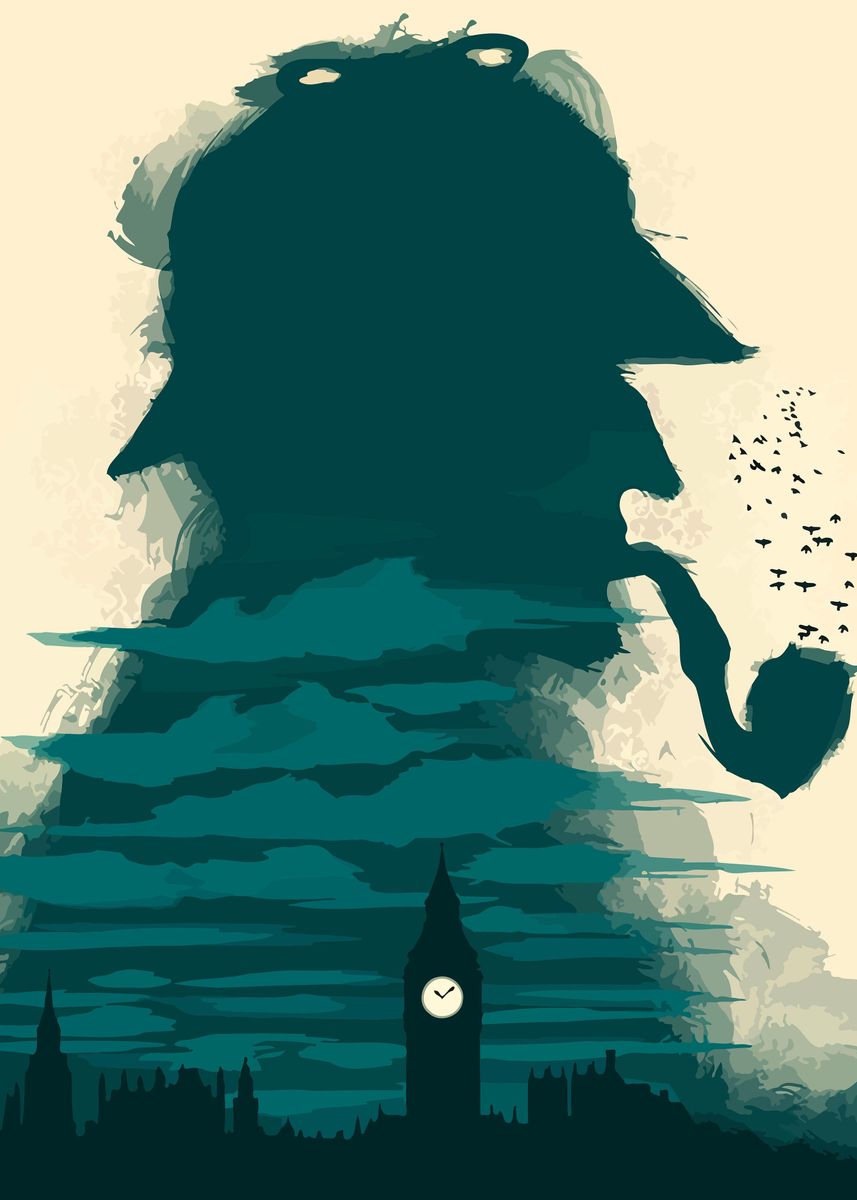 'Sherlock Holmes' Poster, picture, metal print, paint by Wall Art ...