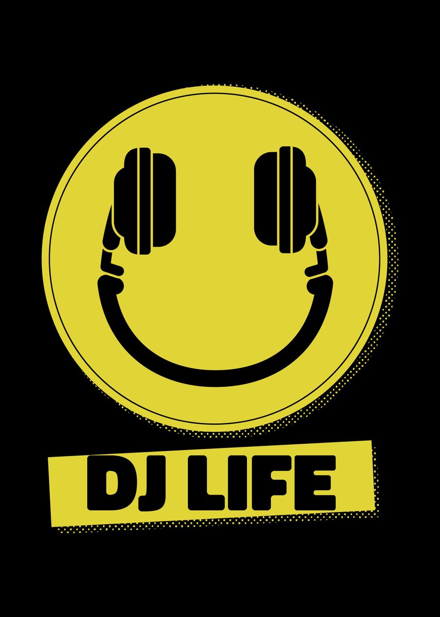 'DJ Life' Poster, picture, metal print, paint by Adam | Displate