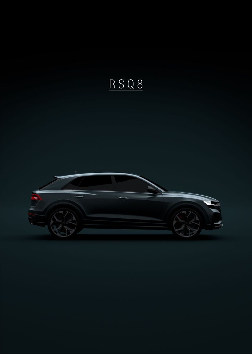 'Audi RSQ8 2020' Poster, picture, metal print, paint by 21 MXM | Displate