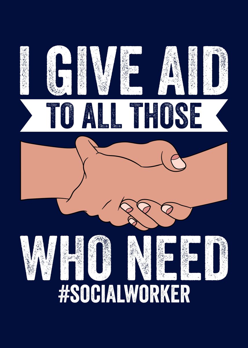 'Social Workers' Poster, picture, metal print, paint by MzumO | Displate