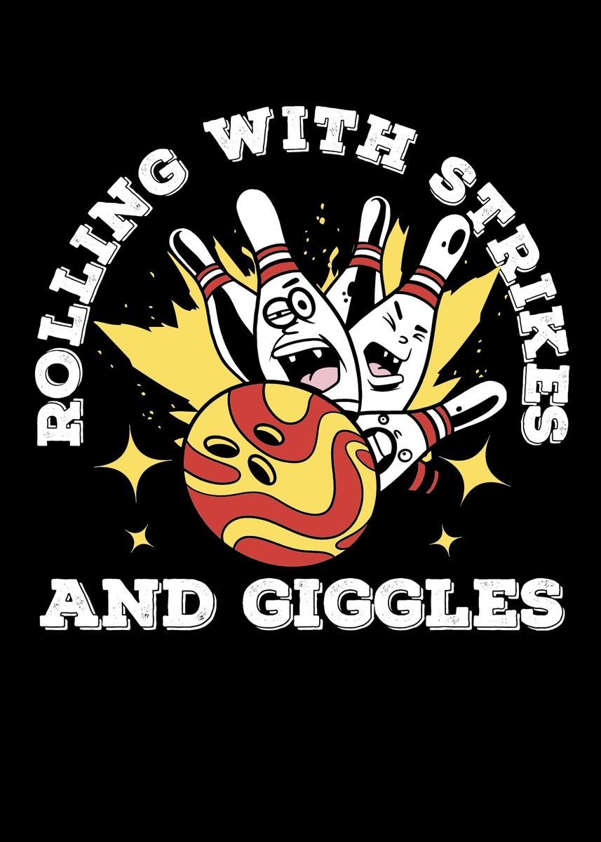 'Rolling With Strikes And' Poster, picture, metal print, paint by ...