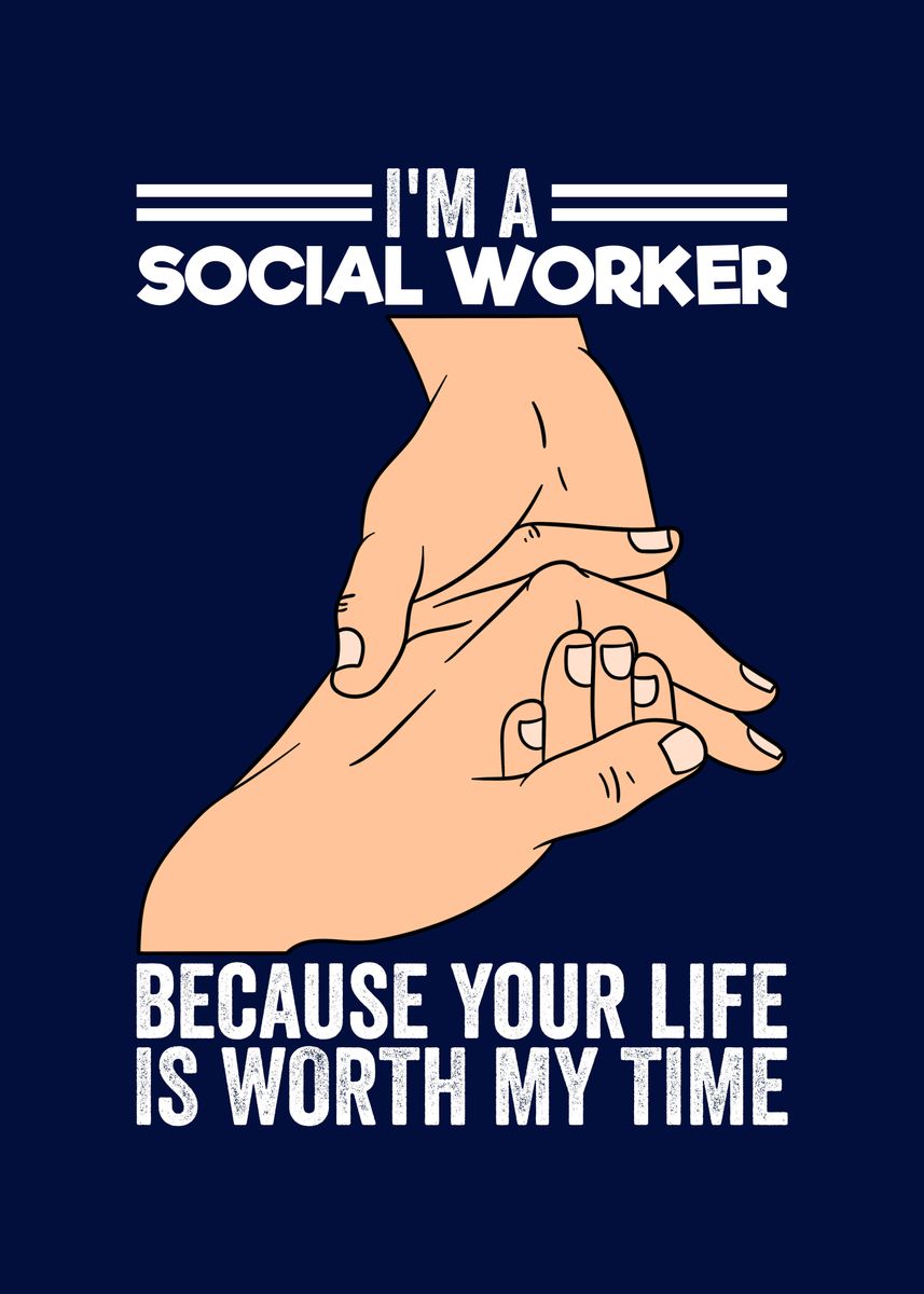 'Social Workers' Poster, picture, metal print, paint by MzumO | Displate