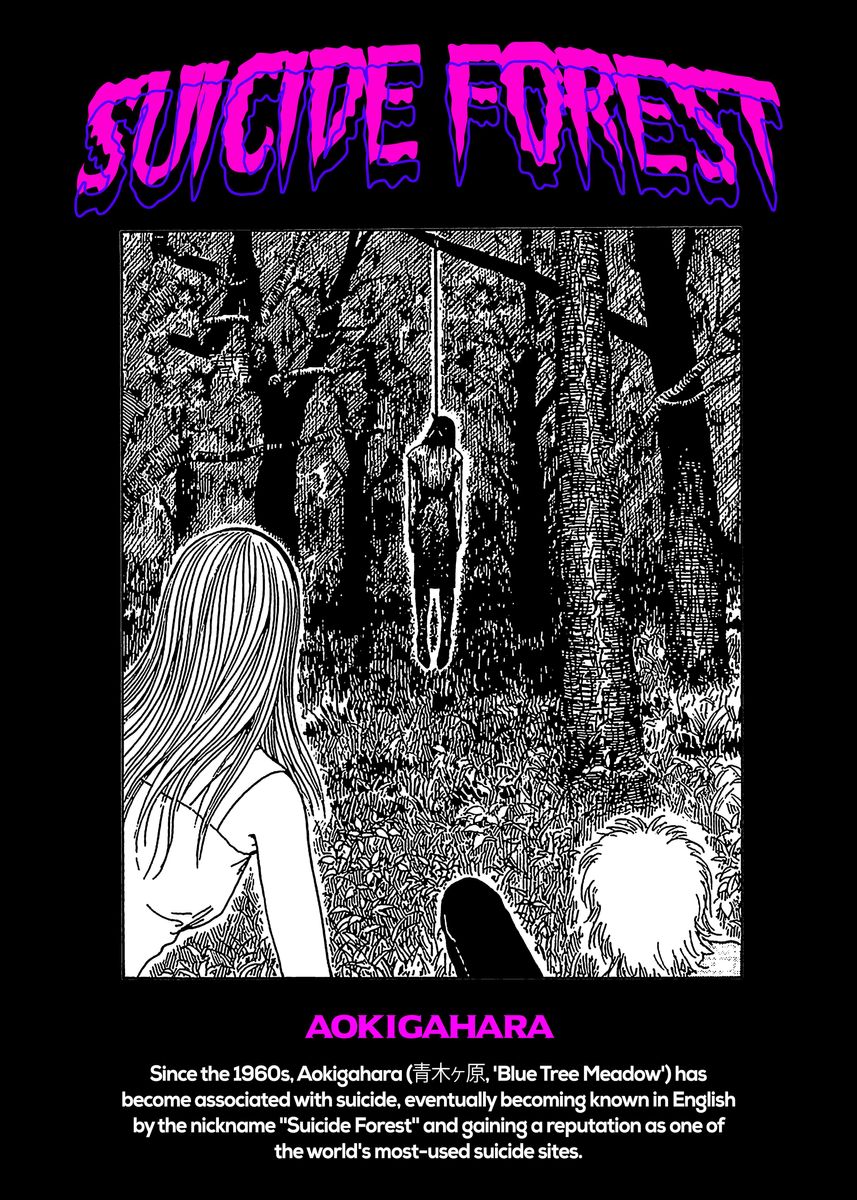'Suicide Forest' Poster, picture, metal print, paint by Rick Creative ...