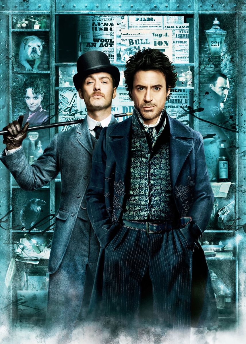 'Sherlock Holmes' Poster, picture, metal print, paint by Wall Art ...