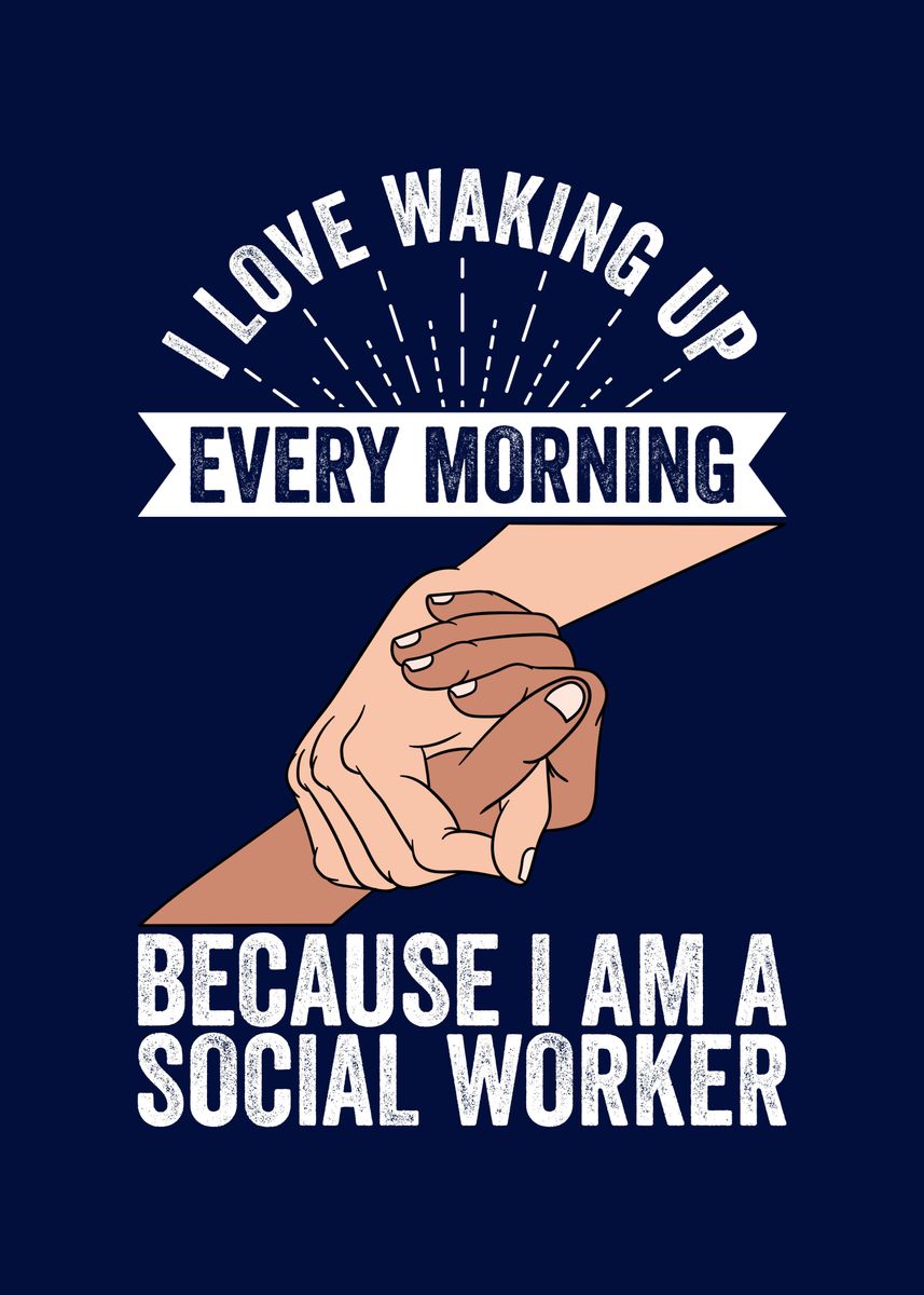 'Social Workers' Poster, picture, metal print, paint by MzumO | Displate