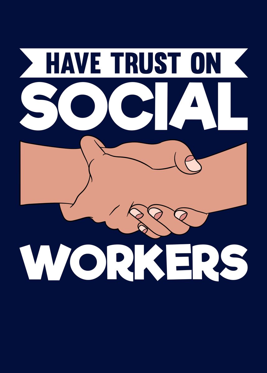 'Social Workers' Poster, picture, metal print, paint by MzumO | Displate