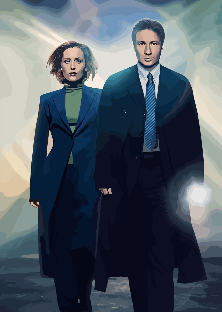 'The x files' Poster, picture, metal print, paint by Dickie77 | Displate
