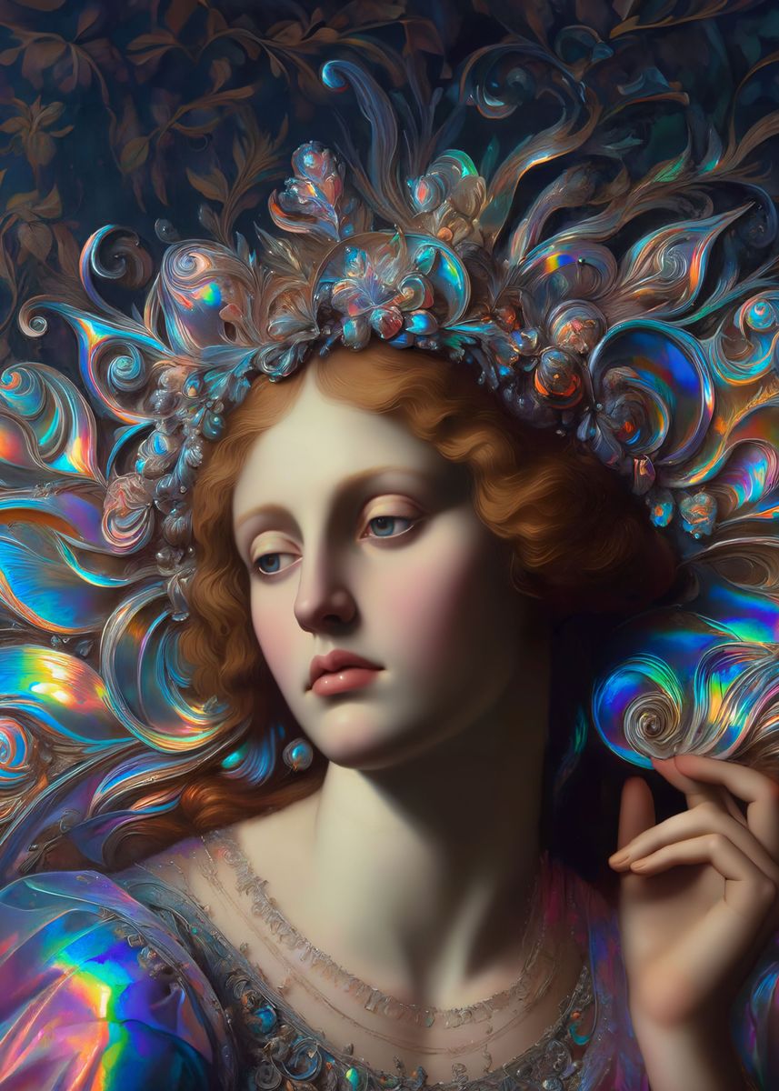 'Ponder' Poster, picture, metal print, paint by uglypinkmachine | Displate