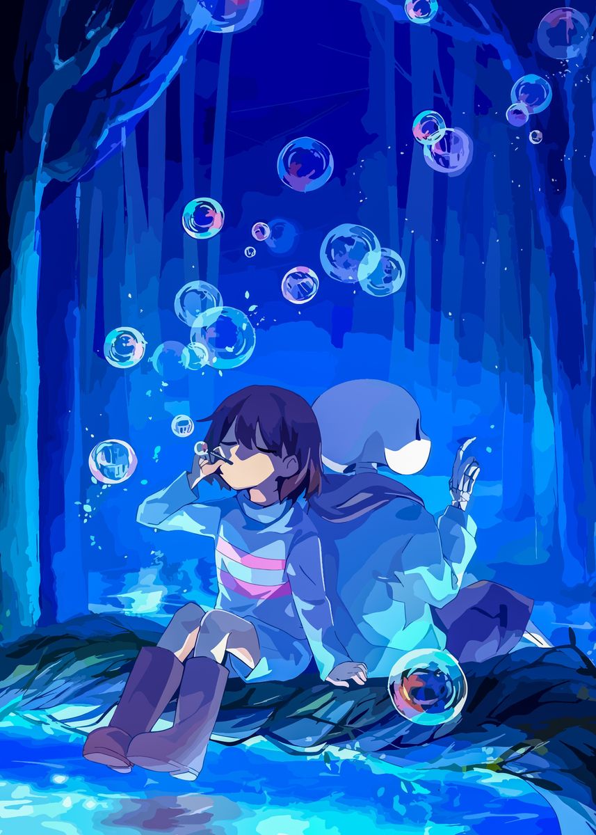 'Undertale game' Poster, picture, metal print, paint by V Styler | Displate