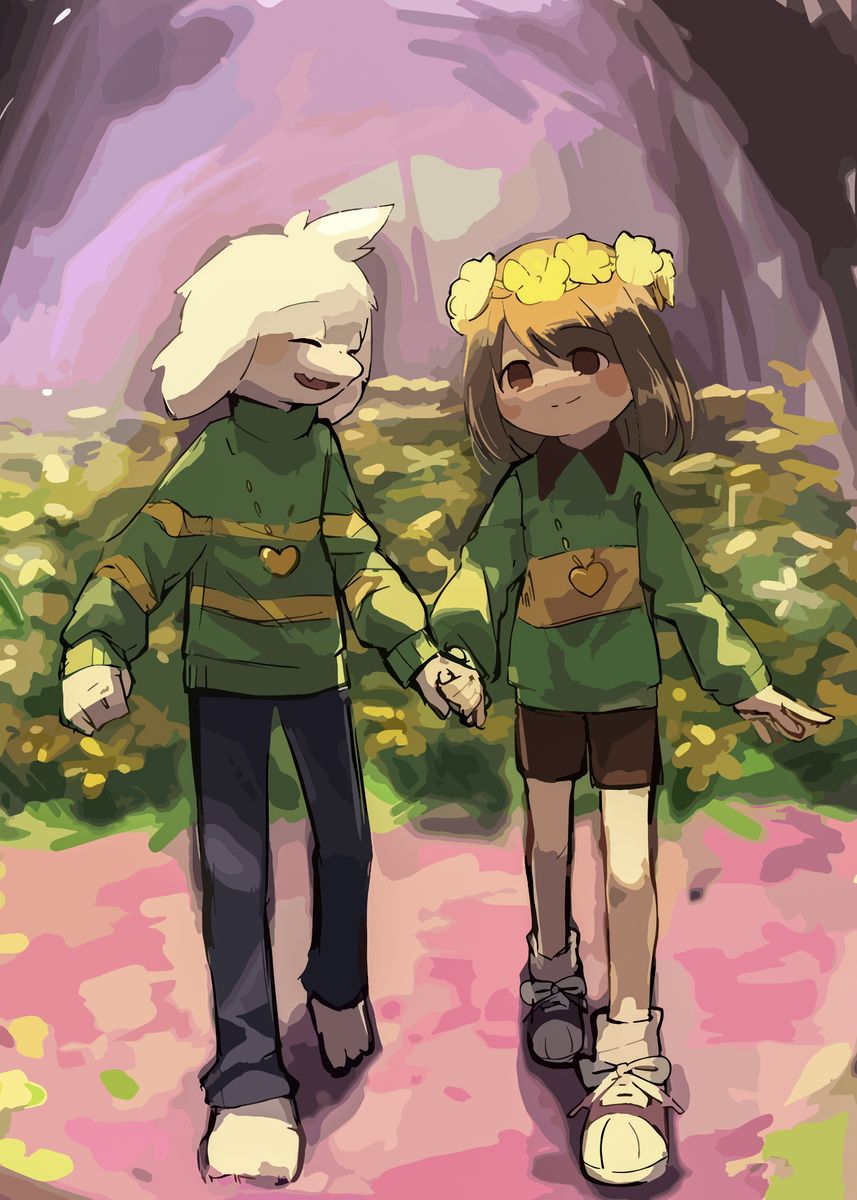 'Undertale game' Poster, picture, metal print, paint by Quinle | Displate