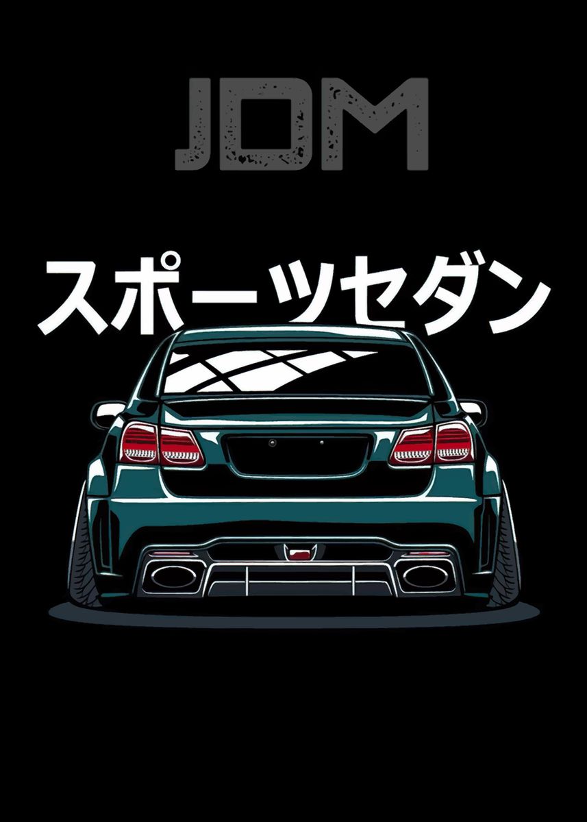 'car jdm japan' Poster, picture, metal print, paint by Aksara voltdemom ...