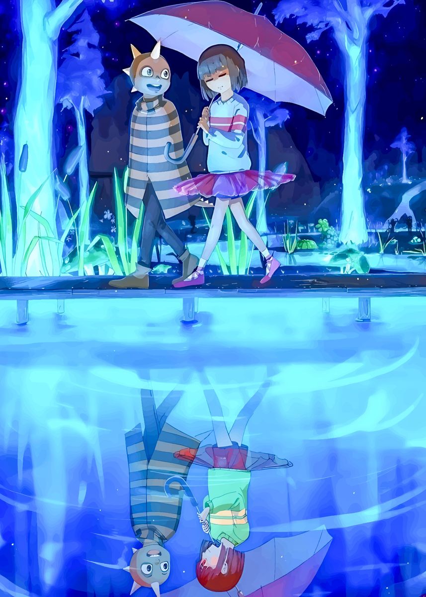 'Undertale game' Poster, picture, metal print, paint by V Styler | Displate