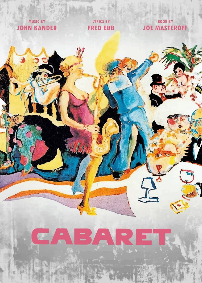 'Cabaret' Poster, picture, metal print, paint by Bo Kev | Displate