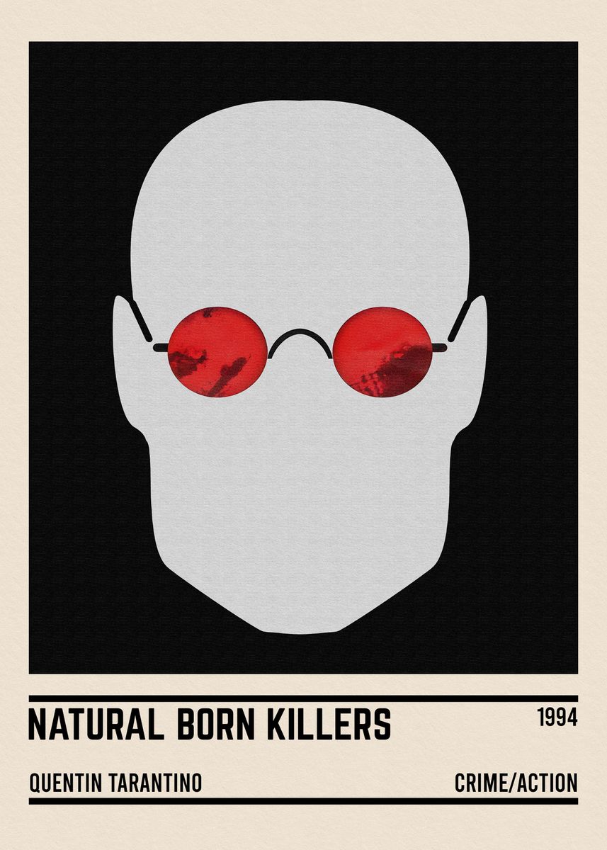 'Natural Born Killers' Poster, picture, metal print, paint by Louise ...