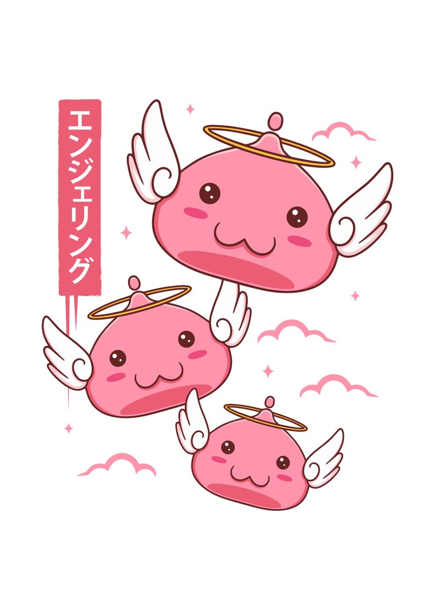 'Angeling Slime Ragnarok Ro' Poster, picture, metal print, paint by ...